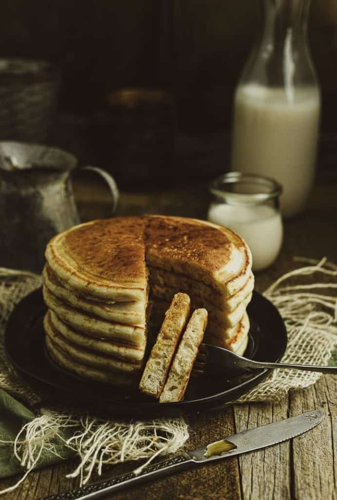The Best Fluffy Vegan Pancakes - Shane & Simple