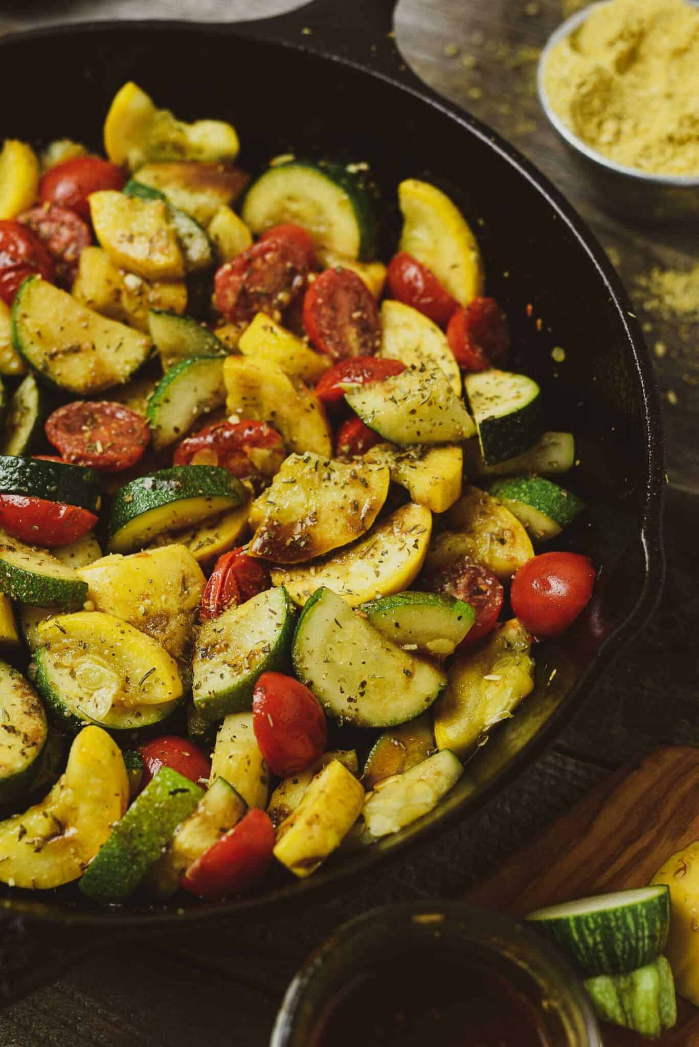 Summer Squash Sauté Recipe (Vegan & Oil-Free) - Shane & Simple