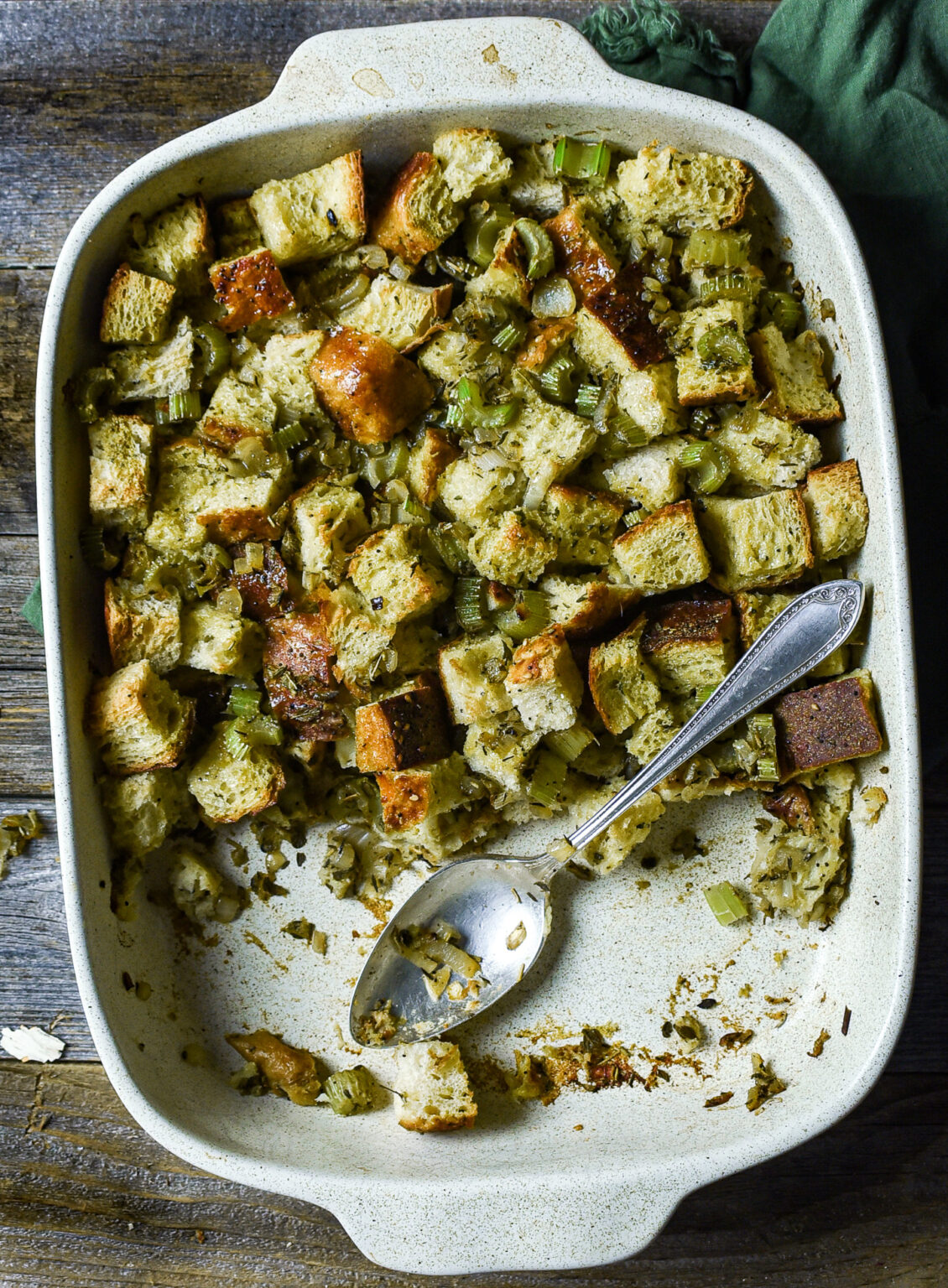 Classic Vegan Stuffing Recipe For Your Holiday Table - Shane & Simple
