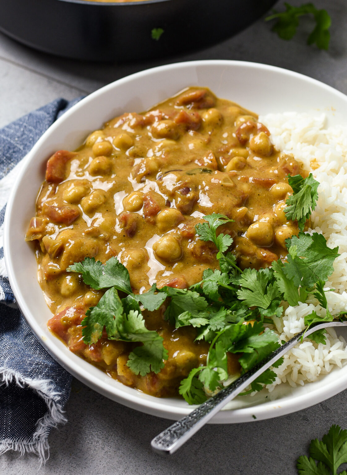 Easy Vegan Chickpea Curry (Low Fat, Healthy) Shane & Simple