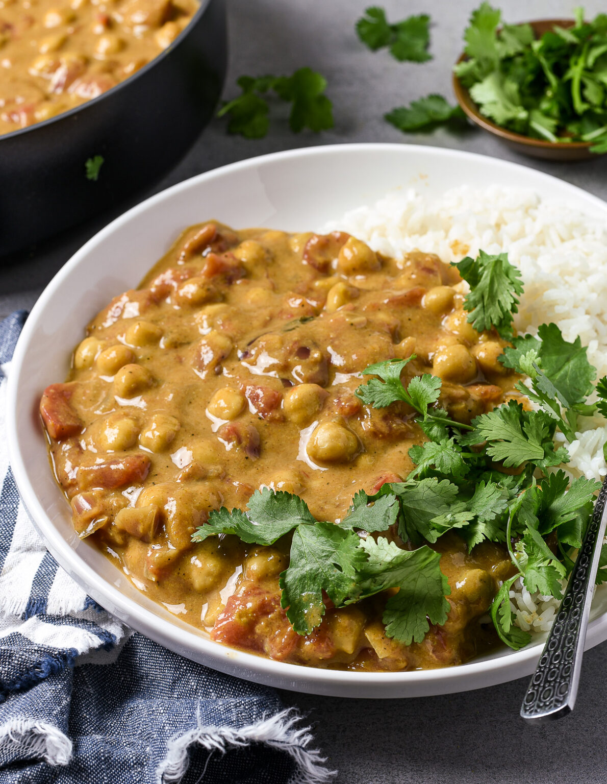 Easy Vegan Chickpea Curry (Low Fat, Healthy) Shane & Simple
