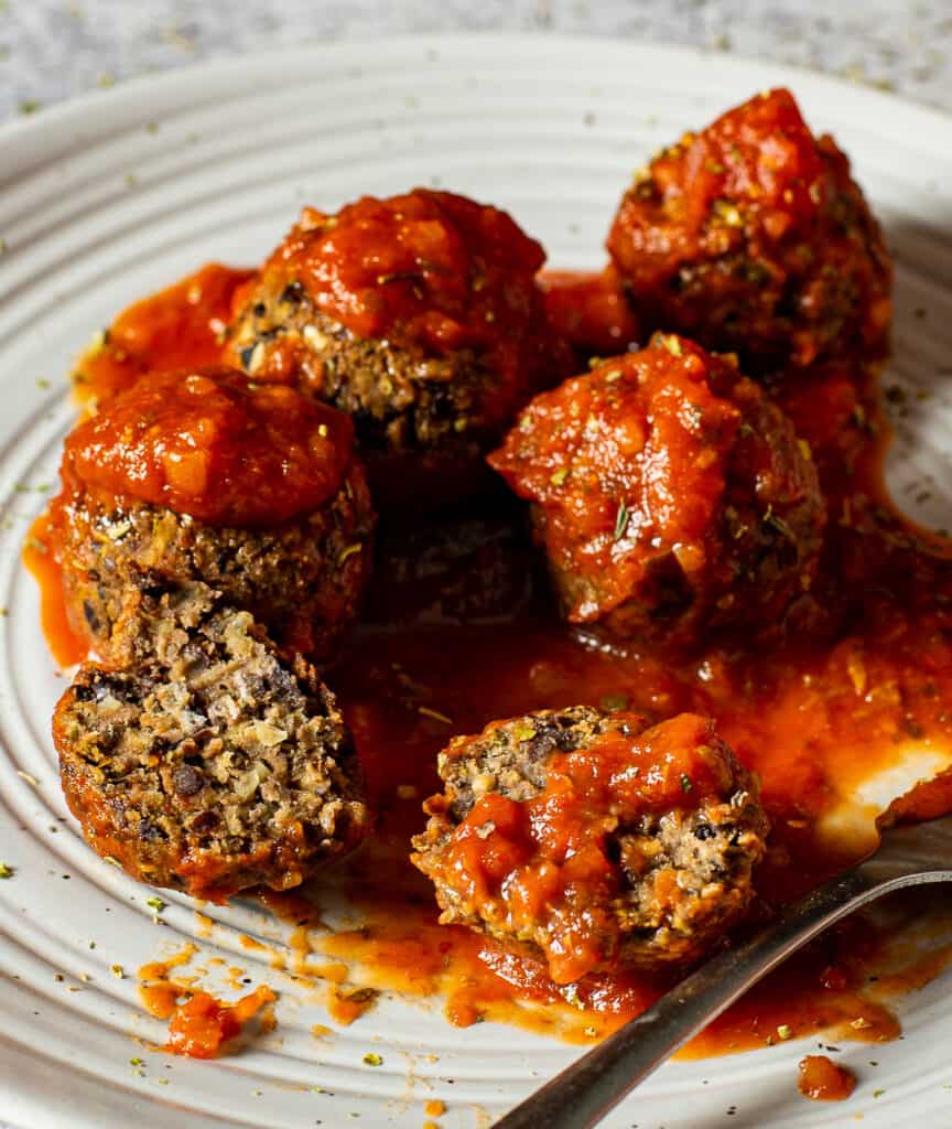 Easy Vegan Black Bean Meatballs - Shane & Simple