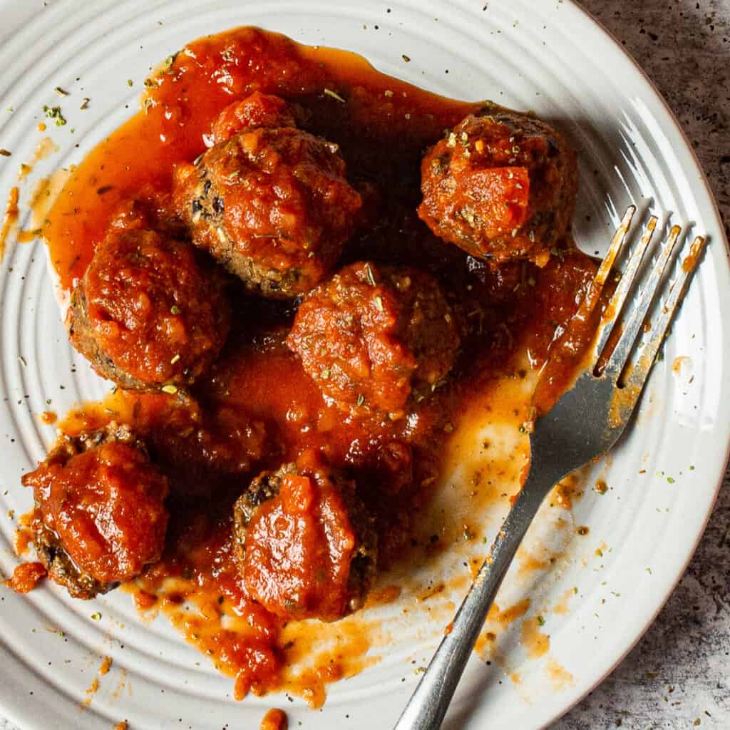 Easy Vegan Black Bean Meatballs - Shane & Simple
