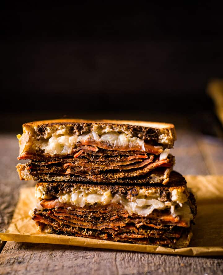 Sweet Potato Reuben Sandwich (Vegan) - Shane & Simple