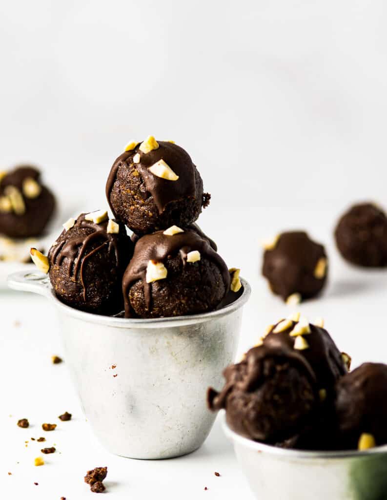 Healthy Vegan Chocolate Cake Pops - Shane & Simple