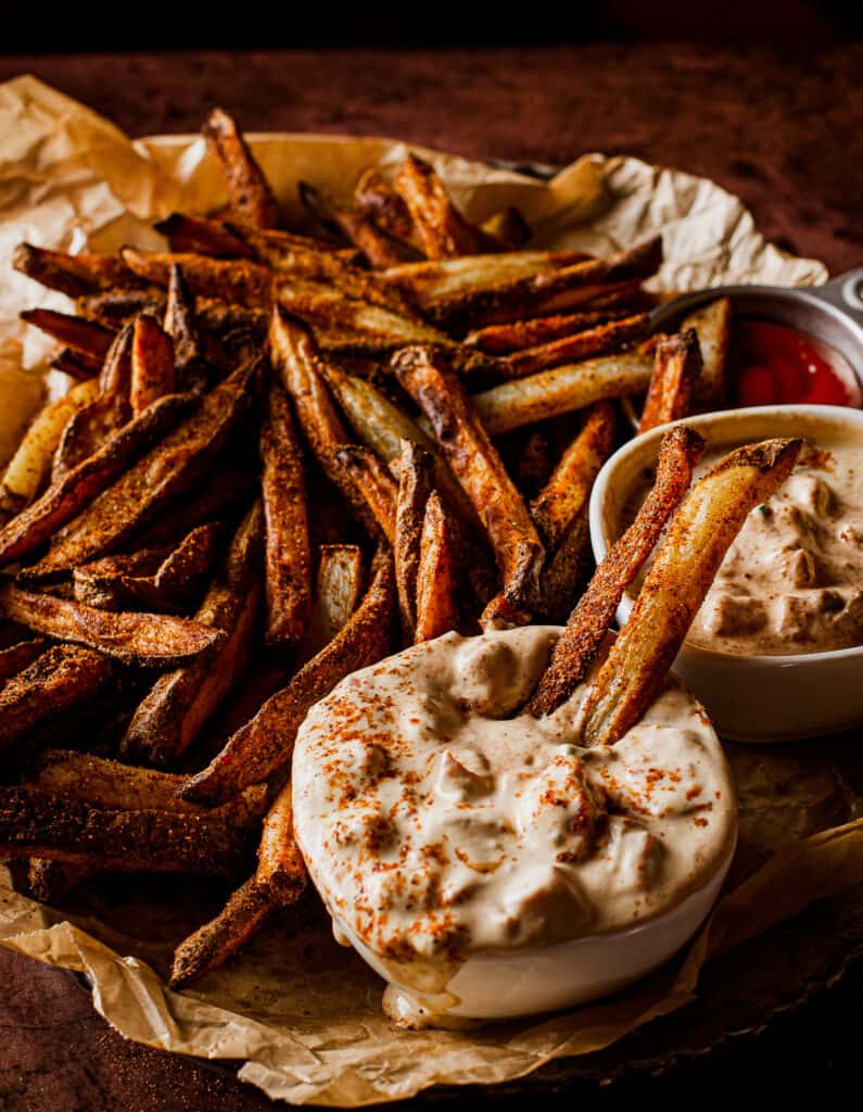 Cheesy Vegan Nacho Fries (Healthy & Delicious) - Shane & Simple