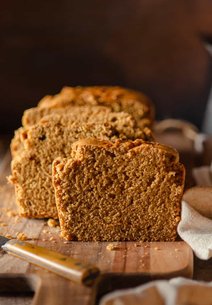 Easy Vegan Peanut Butter Bread - Shane & Simple