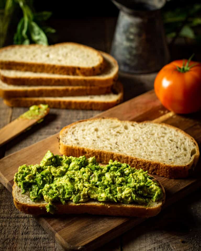 Easy Avocado Tomato and Basil Sandwich - Shane & Simple