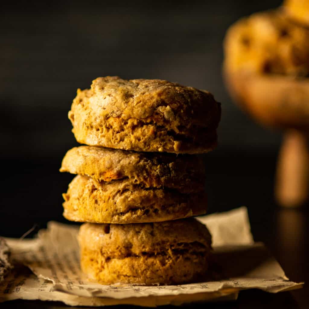Vegan Sweet Potato Biscuits (Fluffy, Oil-free) - Shane & Simple