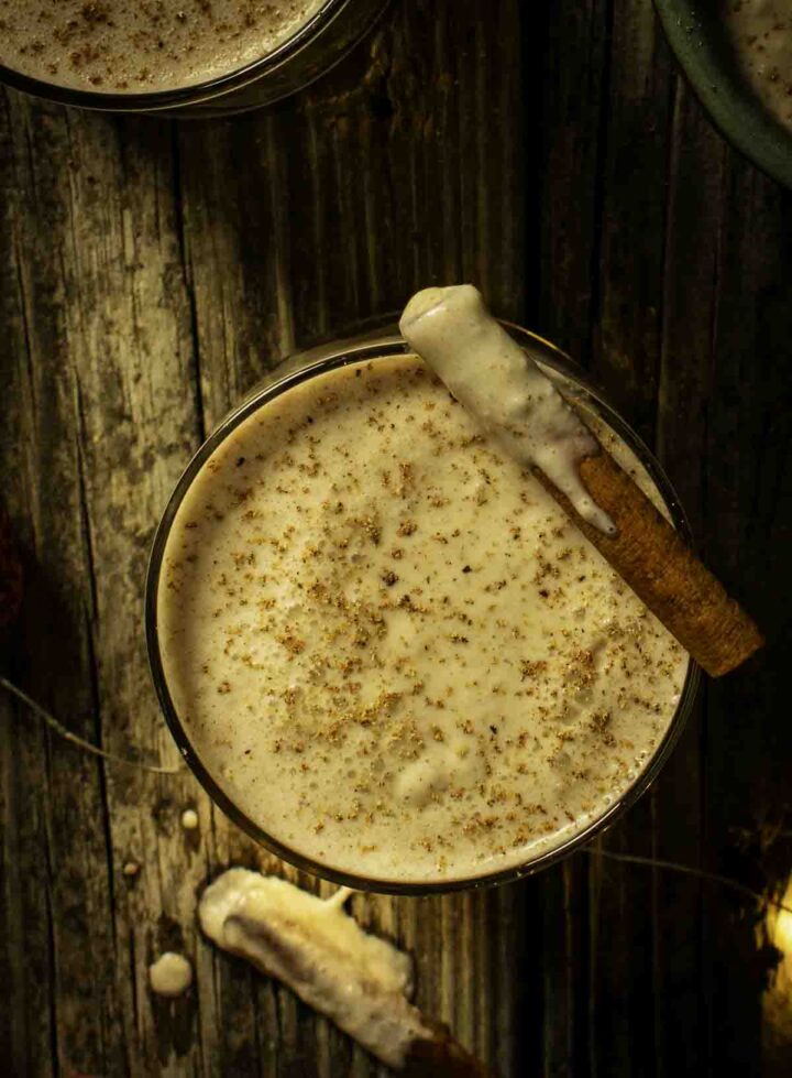 Best Ever Creamy Vegan Eggnog (Dairy-free, Eggless) - Shane & Simple