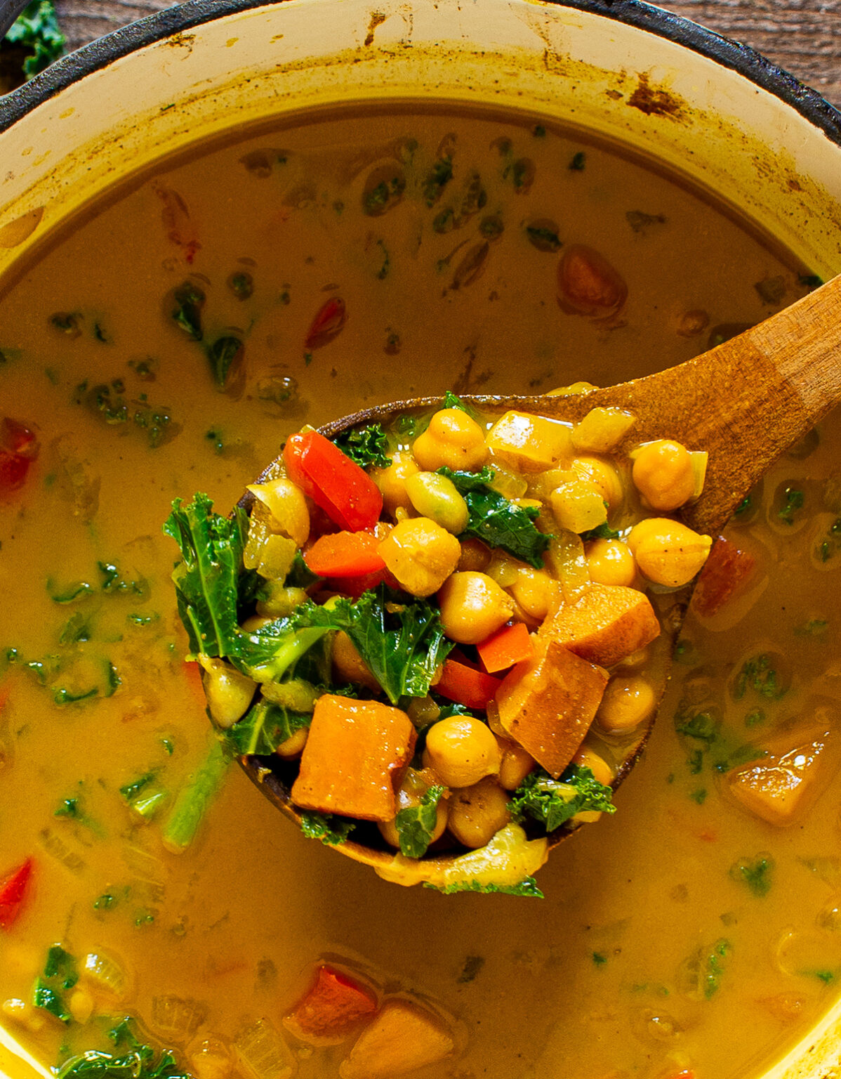 Sweet Potato Chickpea Curry (One-Pot + Oil-Free) - Shane & Simple
