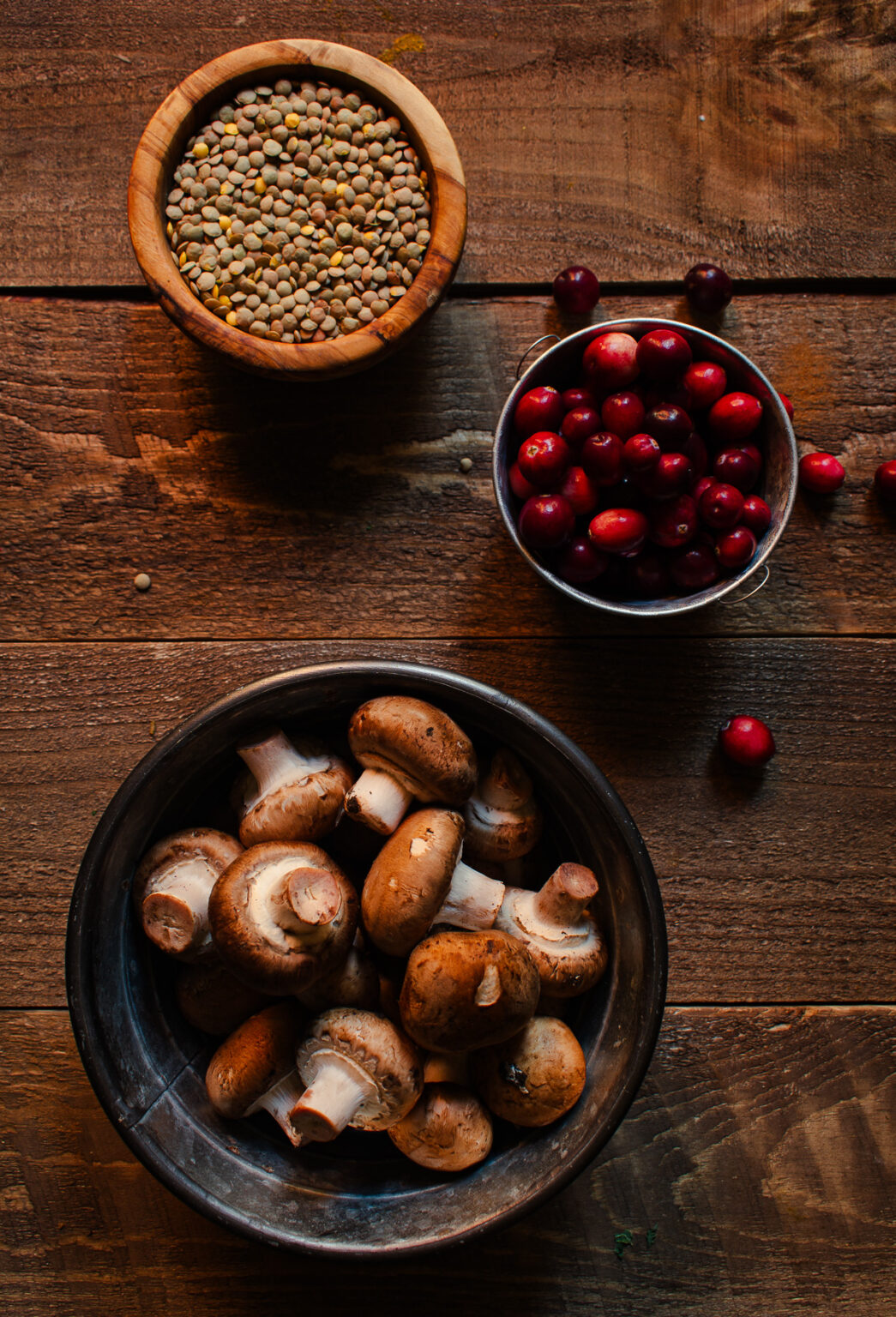 Mushroom-Lentil Loaf with Cranberry Glaze (Vegan) - Shane & Simple